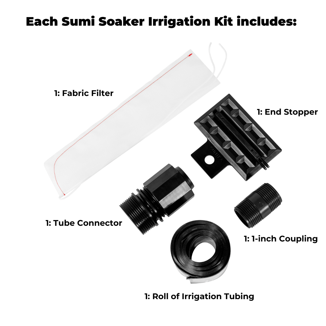 Sumi Soaker R-Wide Kit | Wide-Coverage Overhead Irrigation